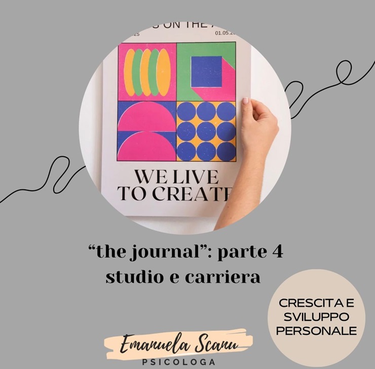 The Journal: studio e lavoro – Dott.ssa Emanuela Scanu Psicologa