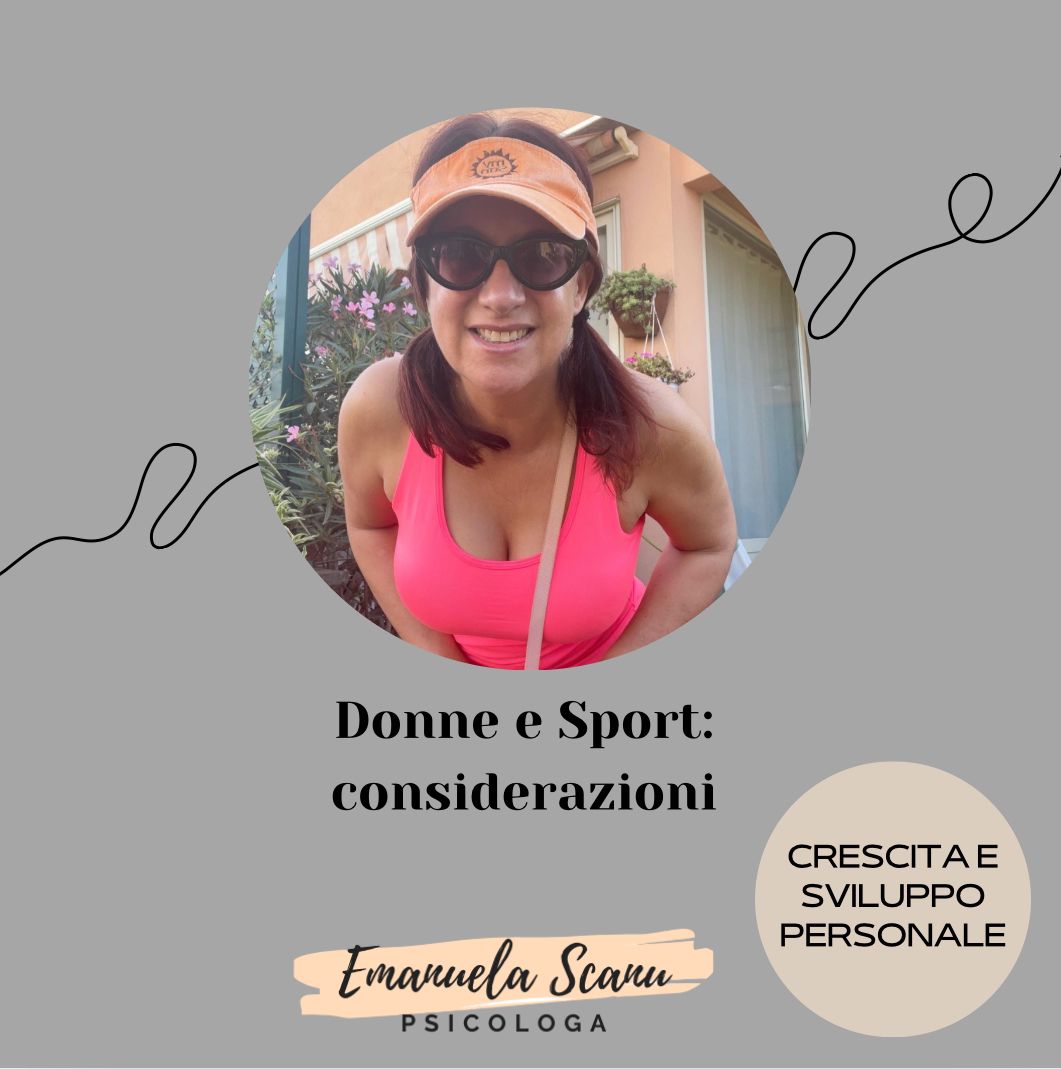 Donne e sport: riflessioni – Dott.ssa Emanuela Scanu Psicologa
